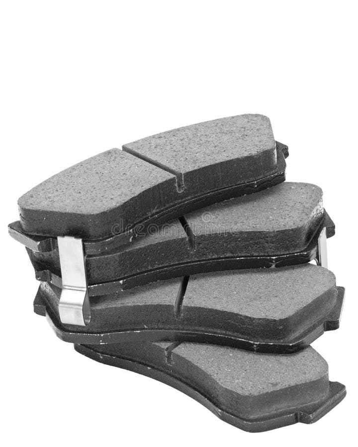 Automotive Brake Pads, Isolated on White Background Stock Image - Image ...
