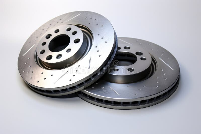 Automotive Brake System Close Up. Stock Illustration - Illustration of ...