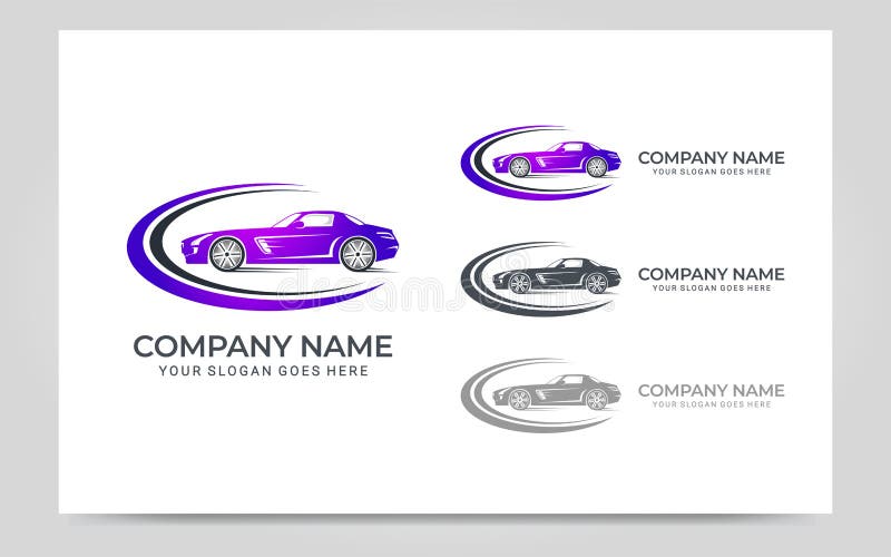Automotive Car Logo Design. Editable Logo Design Stock Vector ...