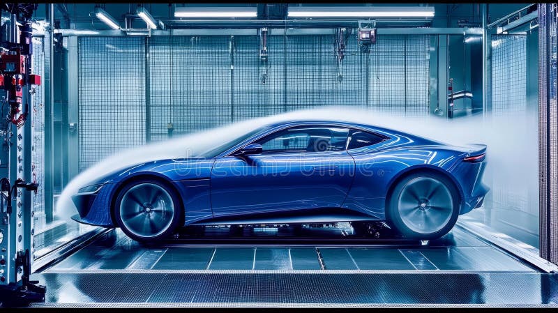 Automotive Design and Aerodynamics Testing in a Wind Tunnel with ...