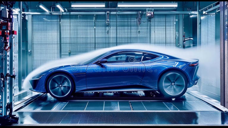 Automotive Design and Aerodynamics Testing in a Wind Tunnel with ...