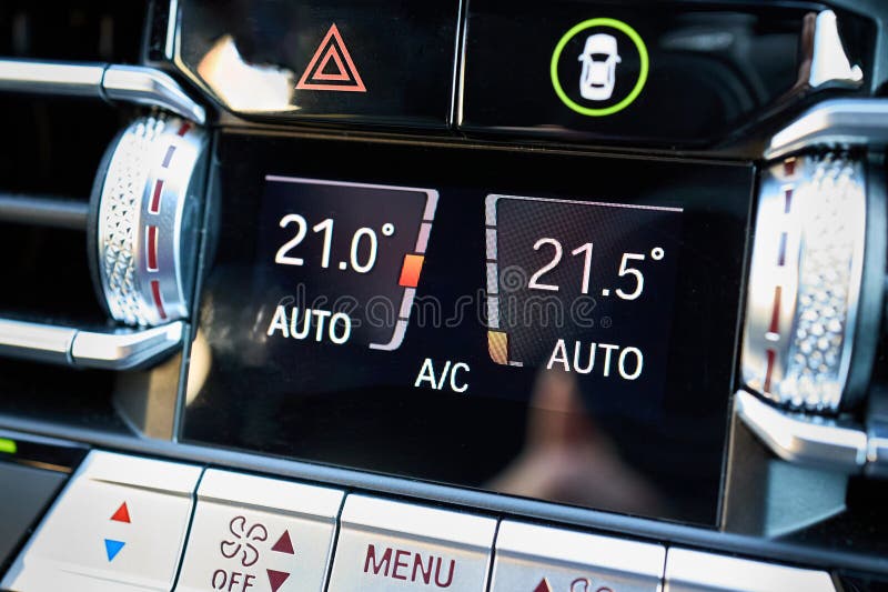 Automotive Detailing Climate Control Display Dashboard Switch Mode ...