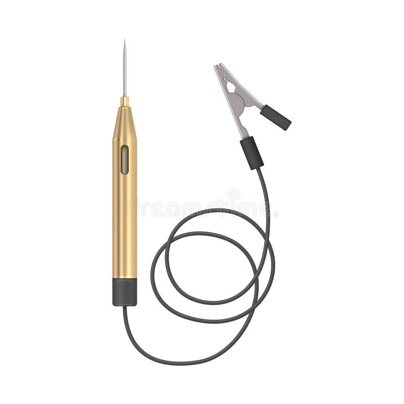 Automotive Electrical Tester. Stock Vector - Illustration of connection ...