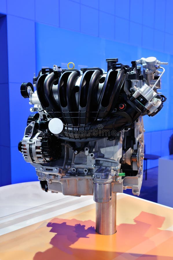 Automotive engine stock image. Image of engine, polished - 17274787