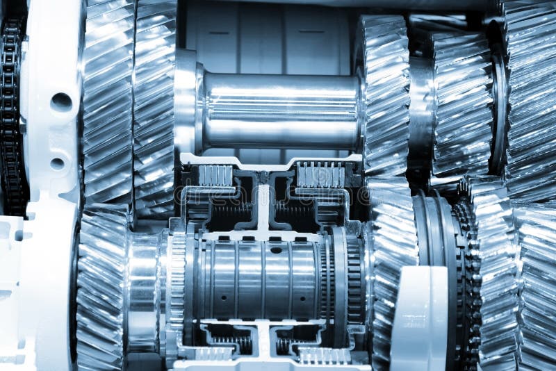 Automotive engine stock image. Image of mechanical, blue - 93514471