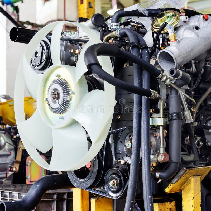 Automotive engine stock image. Image of automobile, transportation ...