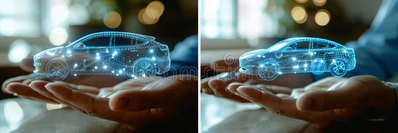 Automotive Engineer Designs Electric Car on Holographic Interface ...