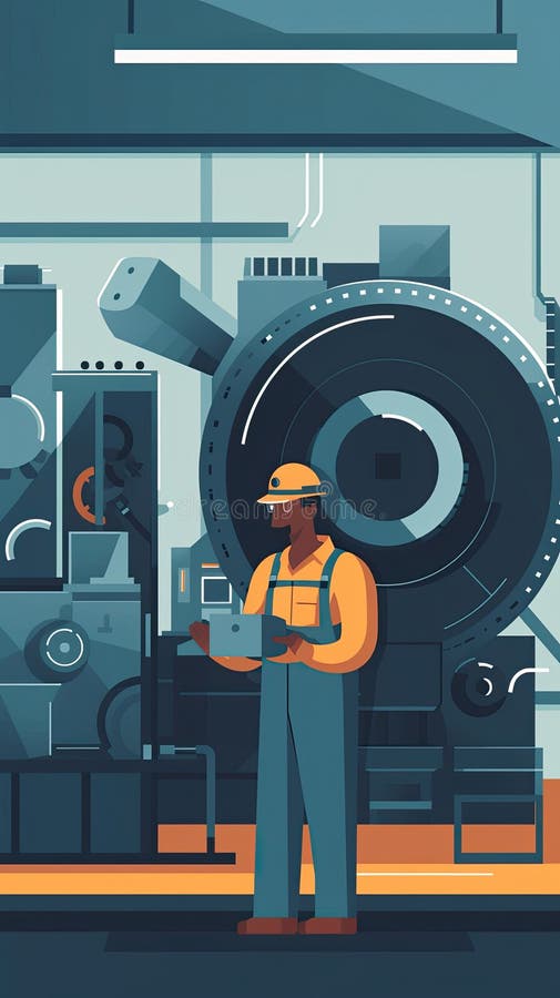 Automotive Engineer Testing a New Engine on a Dynamometer, Measuring ...