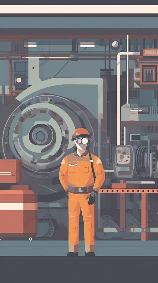 Automotive Engineer Testing a New Engine on a Dynamometer, Measuring ...