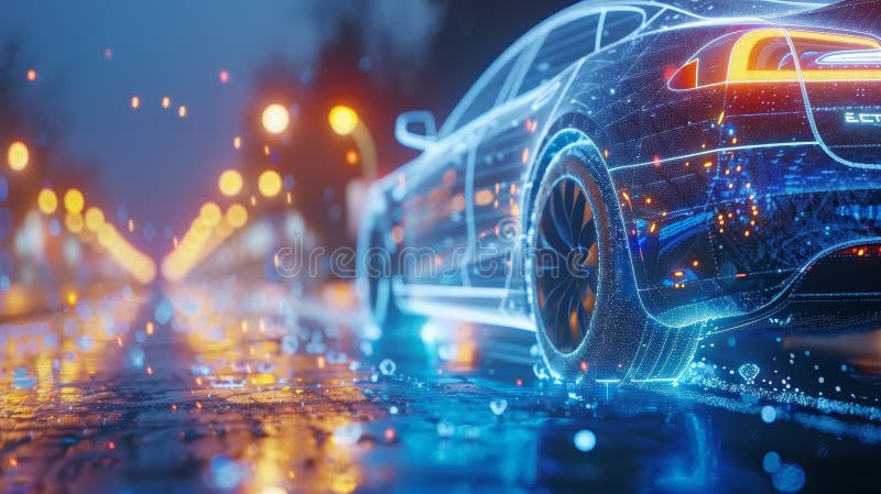 Automotive Engineer Using Ai System To Design Smart Electric Car on ...