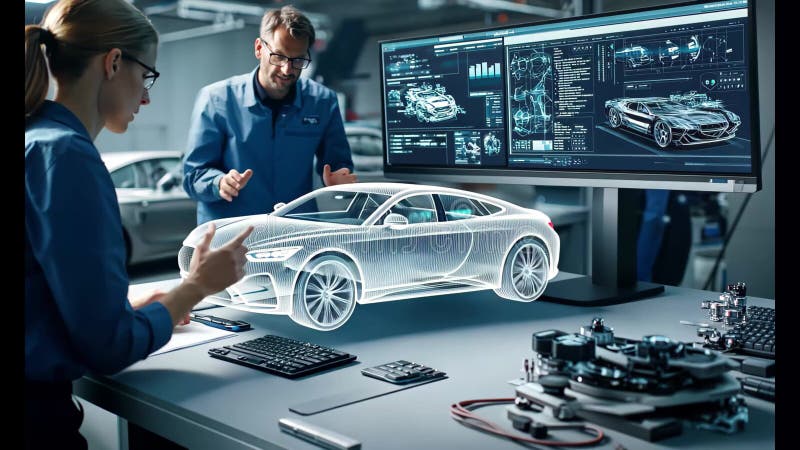 Automotive Engineering Design Process Car Development Cad Software and ...