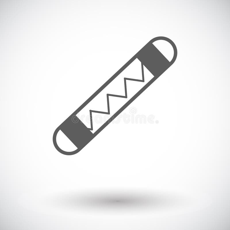 Automotive Fuse Single Icon. Stock Vector - Illustration of icon ...