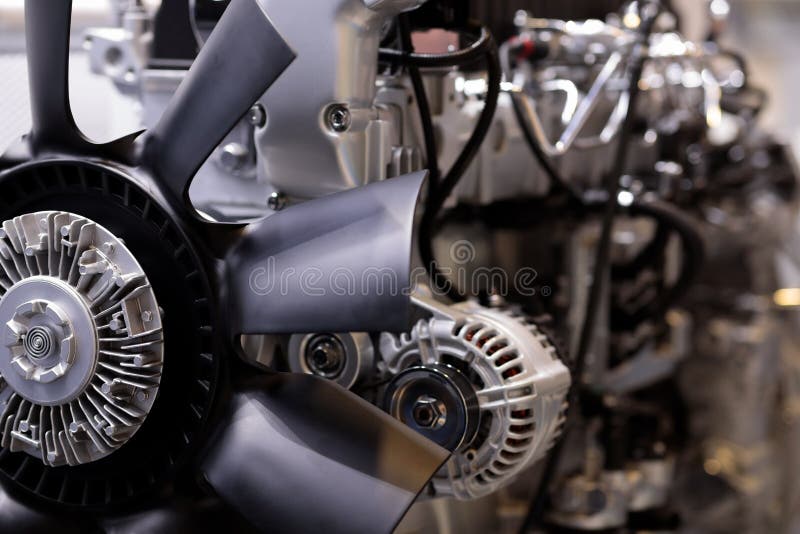 Automotive Gasoline Internal Combustion Engine Stock Photo - Image of ...