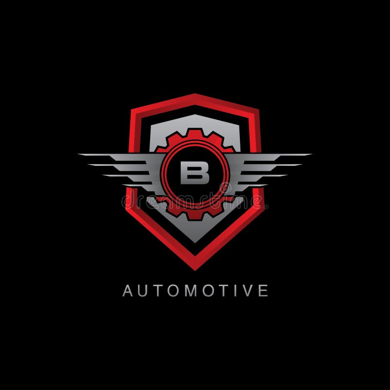 Automotive Gear Wing B Letter Logo Stock Illustrations – 4 Automotive ...