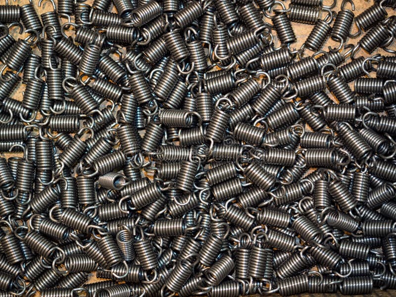 Automotive and Industrial Spring Making Machine Stock Photo - Image of ...