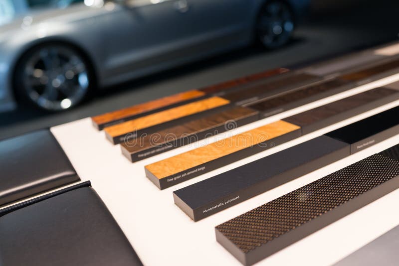 Automotive Interior Materials Samples Stock Photo - Image of decorate ...