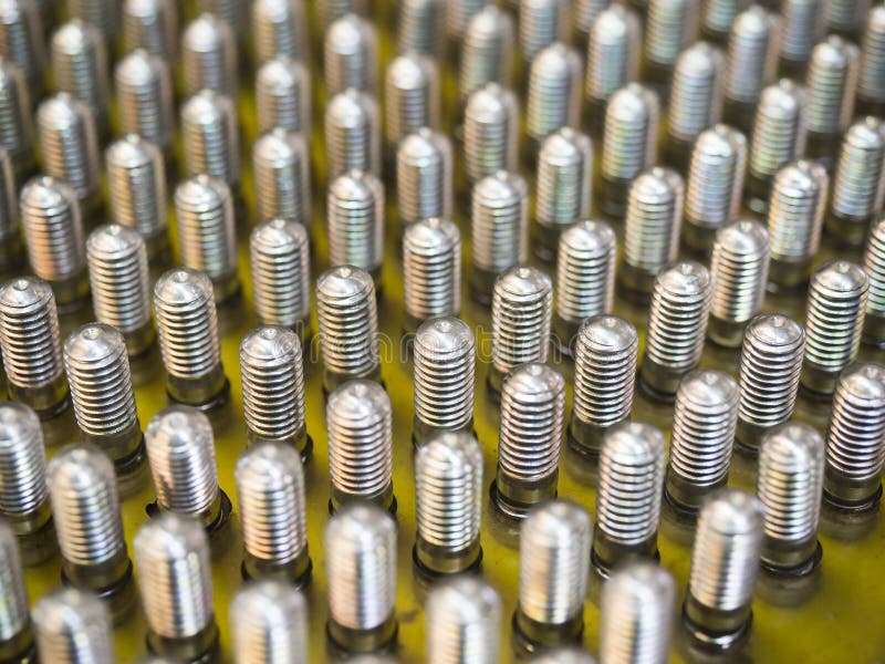 Automotive Parts High Precision Stud Bolt Stock Photo - Image of ...