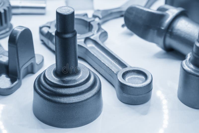 The Automotive Parts Material from Casting Process Stock Photo - Image ...