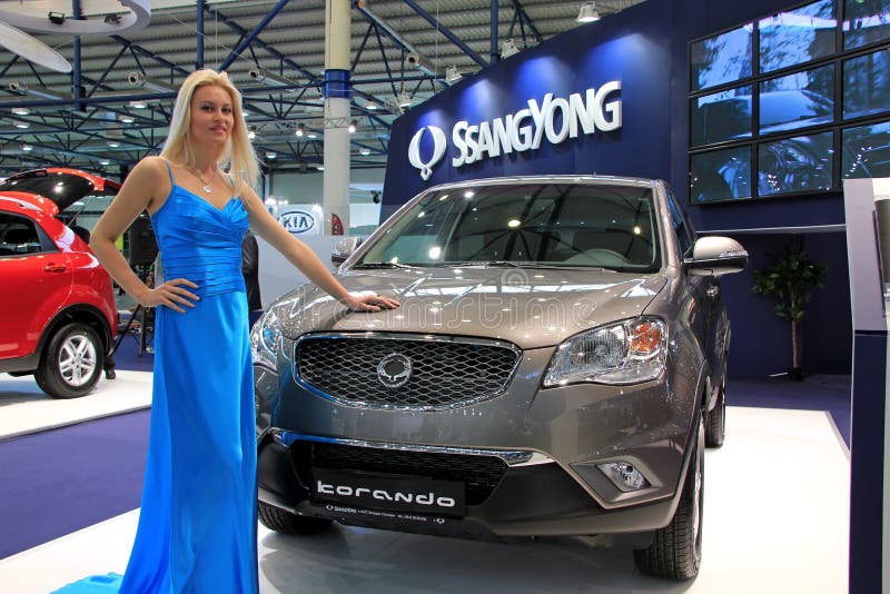 Automotive-show editorial photography. Image of female - 37460542