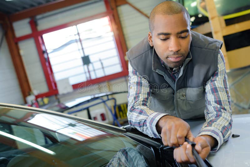Automotive Technician at Work Stock Photo - Image of cost, mechanic ...