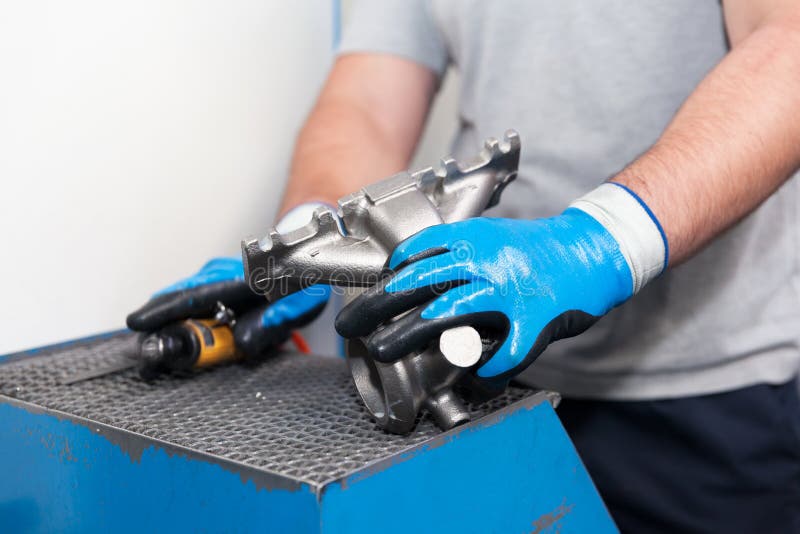 Manual Work in Production of Vehicle Part in the Automotive Industry ...