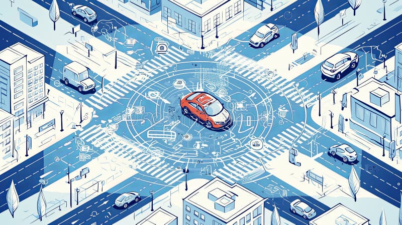 Autonomous Car Navigating a Smart City Intersection with Advanced ...