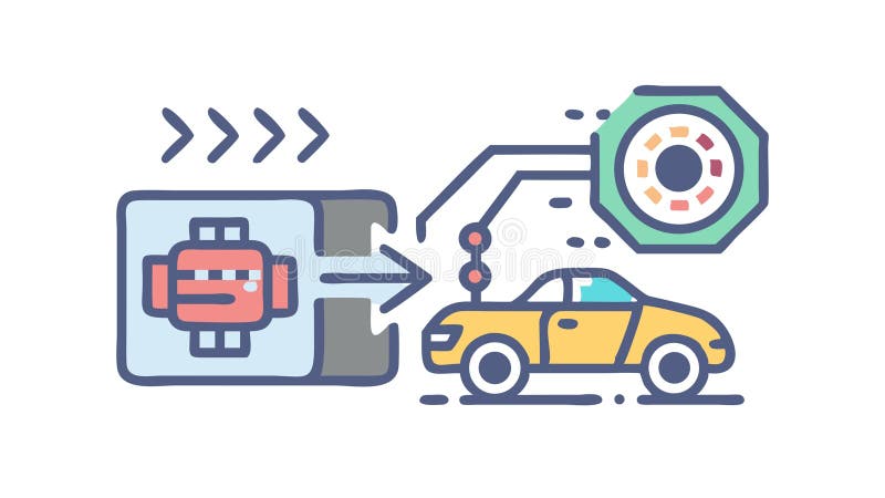 Autonomous Car, Smart Vehicle Technology, Future Mobility, Vector ...