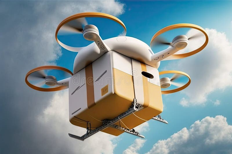 Autonomous Cargo Drone Flies through the Sky with Package Delivery ...