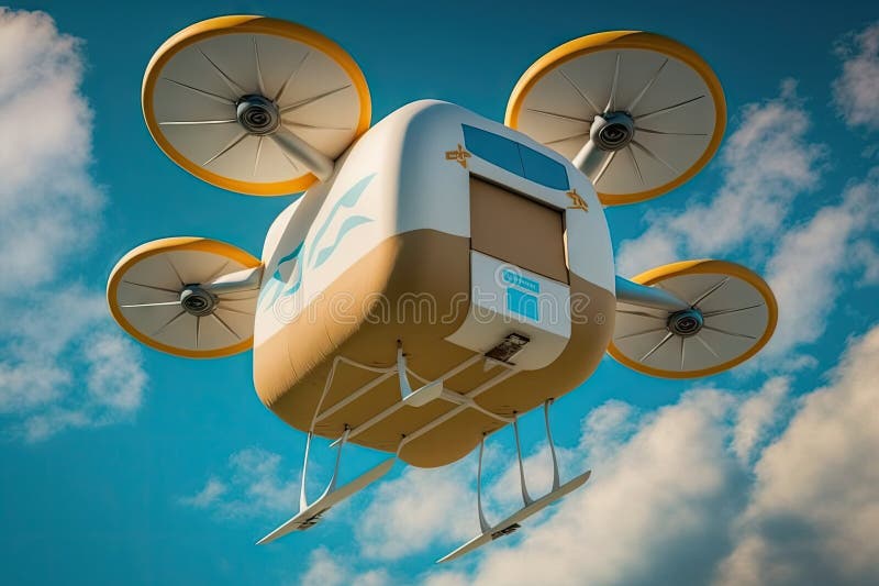 Autonomous Cargo Drone Flies through the Sky with Package Delivery ...