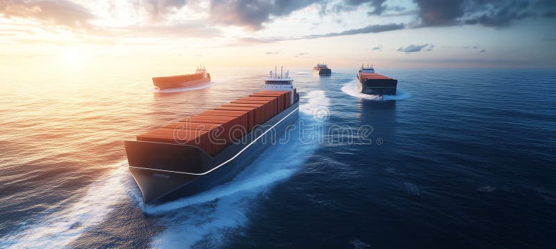 Autonomous Cargo Ships Navigating Oceans Reducing Environmental Impact ...