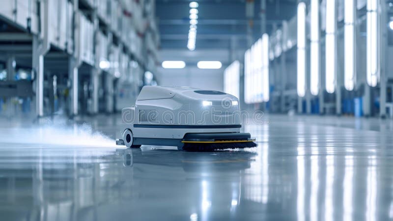 Autonomous Cleaning Robot Efficiently Working in a Spacious Industrial ...