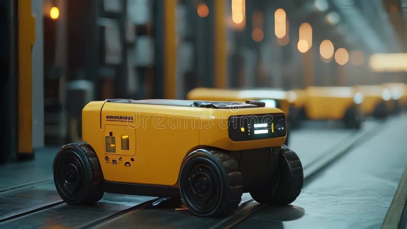 Autonomous Delivery Bots Navigating a High-tech Industrial Facility ...