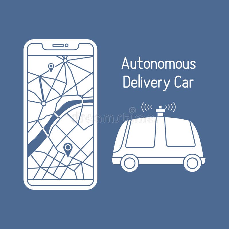 Autonomous Car Map Stock Illustrations – 379 Autonomous Car Map Stock ...