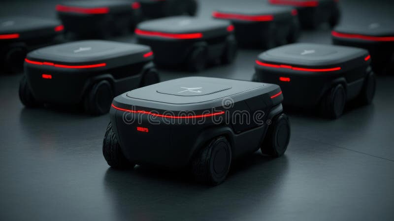 Autonomous Delivery Robots: Future of Logistics Stock Image - Image of agvs, autonomous: 367085457