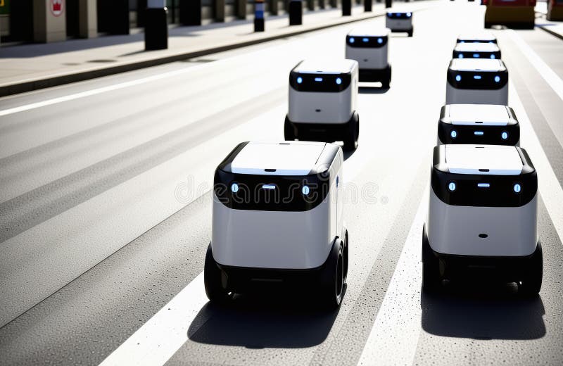 Autonomous Delivery Robots Navigating Urban Streets in Broad Daylight ...