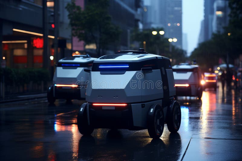 Autonomous Delivery Vehicles Transporting Packages in Contemporary ...