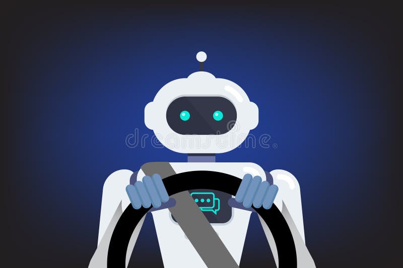 Autonomous Driving Technology Concept Stock Vector - Illustration of ...