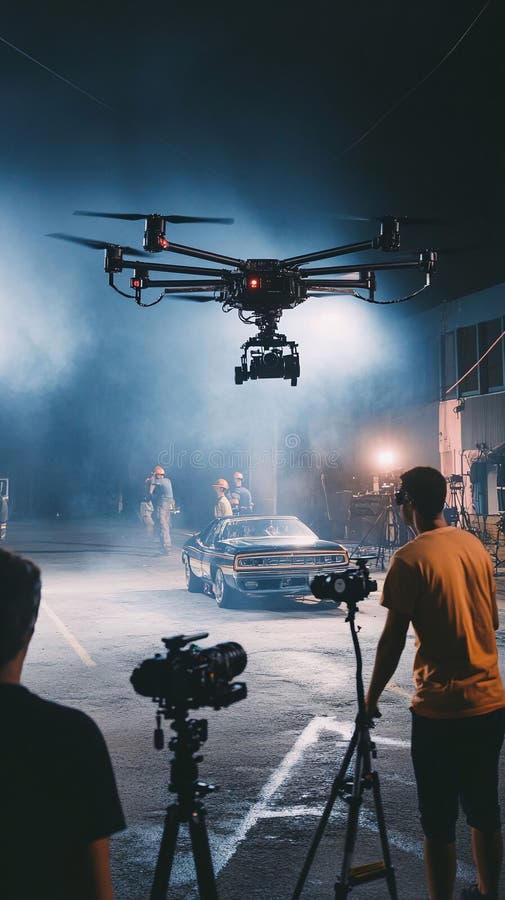 An Autonomous Drone Filming an Action Scene on a Movie Set with Precise ...
