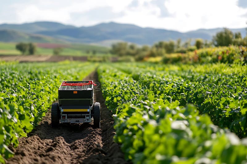 Autonomous Farming Ai Generator Stock Illustration - Illustration of ...