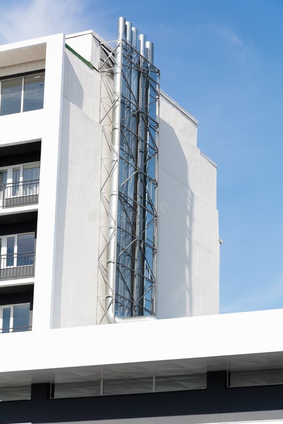 Autonomous Heating System. External Pipes of Autonomous Heating System ...