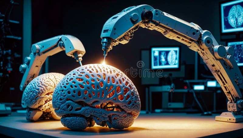 An Autonomous Laboratory Robot Arm Produces an Artificial Brain Stock ...