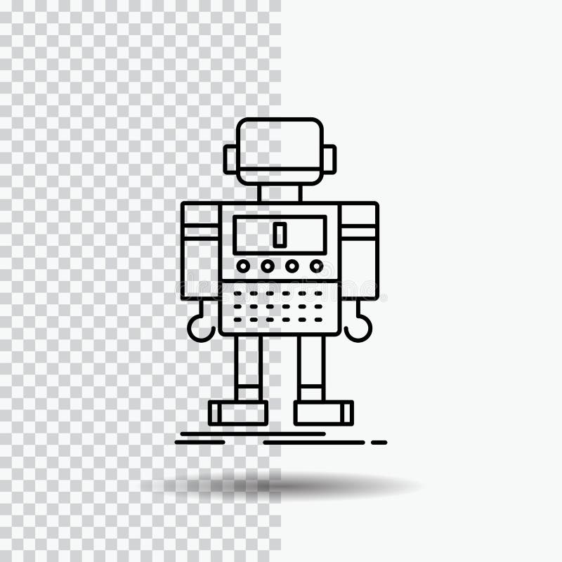 Autonomous, Machine, Robot, Robotic, Technology Line Icon on ...