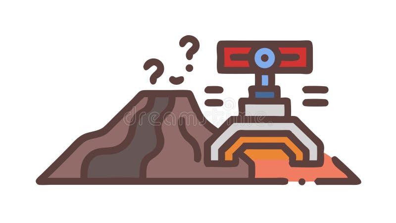 Autonomous Mining Machine. Industrial Automation and Resource Gathering ...