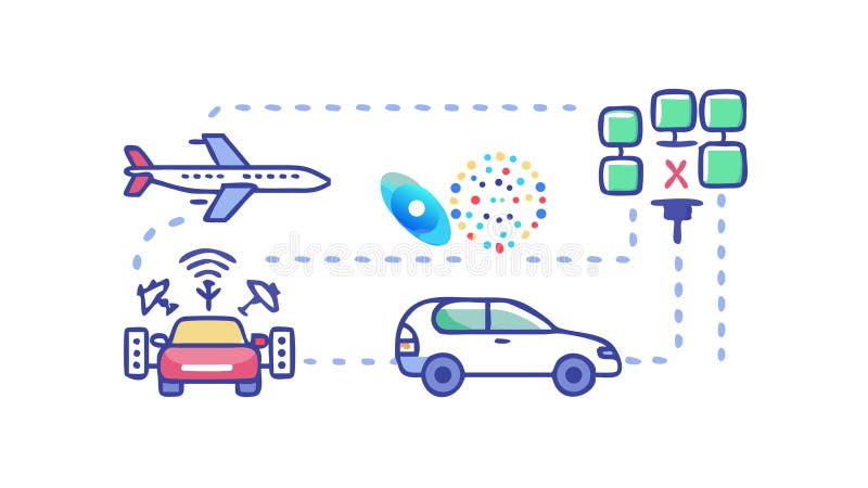 Advanced Self Driving Delivery Drone Stock Illustrations – 75 Advanced ...