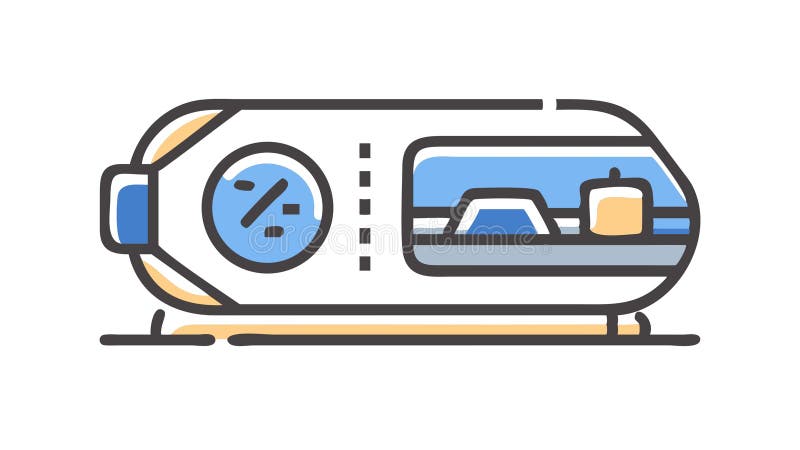 Autonomous Personal Pod. Self-Driving Transit Unit, Vector Design ...