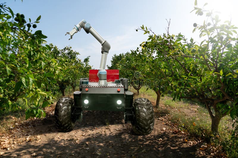 Autonomous Robot Harvester with Robotic Arm Harvesting Fruits on a ... Autonomous Robot Harvester with Robotic Arm Harvesting Fruits on a ...