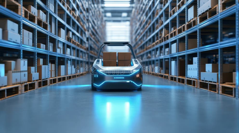 Autonomous Robot Transporting Packages in High-tech Warehouse ...