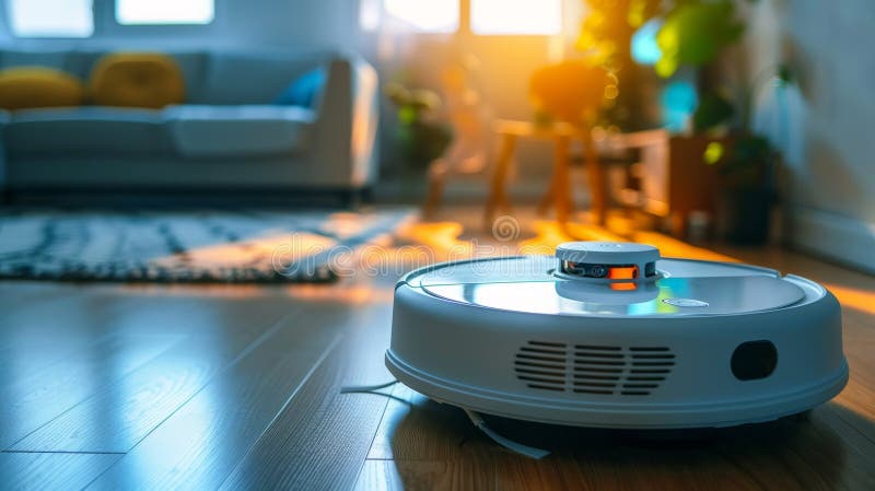 Autonomous Robot Vacuum Cleaner Operating on the Floor Surface for ...