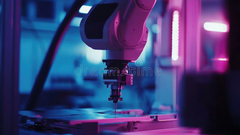 Autonomous Robotic Arm Performing Precise Manufacturing Tasks Stock ... Autonomous Robotic Arm Performing Precise Manufacturing Tasks Stock ...