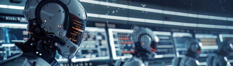 Autonomous Robots Collaborating in an AI Research Lab Screens ...